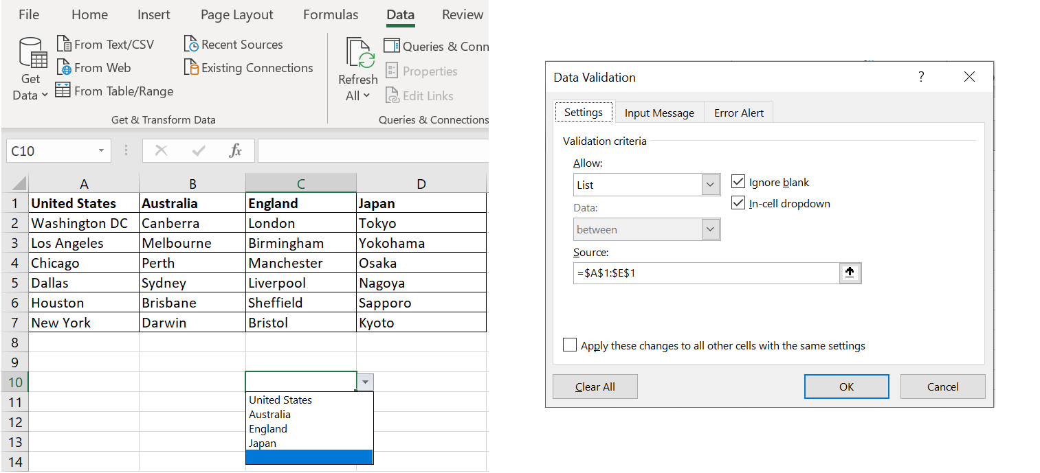 Dynamic Dropdown List In Excel Fix All Excel Errors