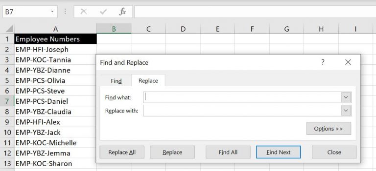 How to Change and Substitute Specific Text in Excel › # Fix All Excel ...