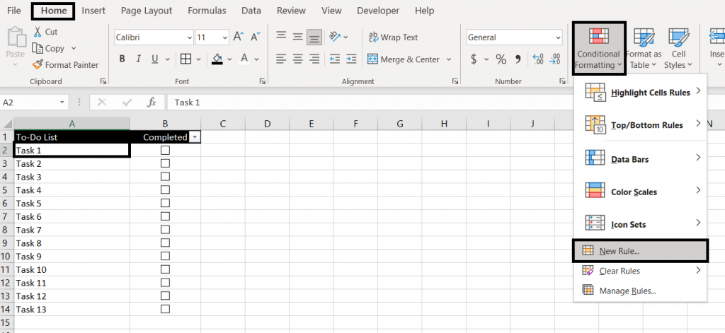 Using Check Boxes in Excel › # Fix All Excel Errors