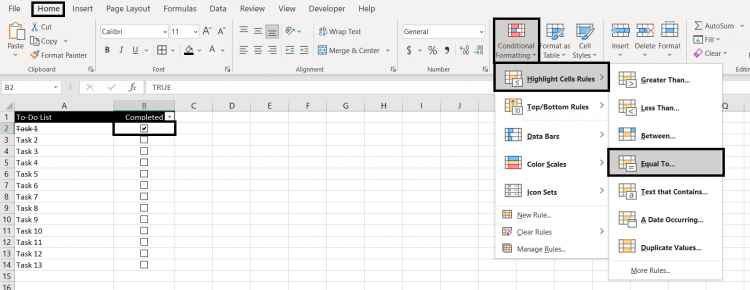 Using Check Boxes in Excel › # Fix All Excel Errors