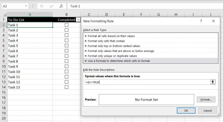 Using Check Boxes in Excel › # Fix All Excel Errors