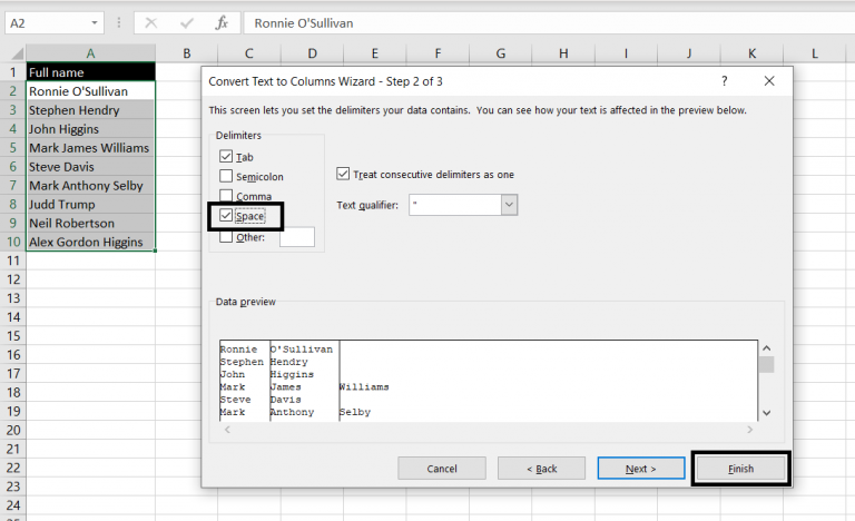 How to Separate Names in Excel › # Fix All Excel Errors