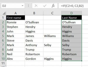 How to Separate Names in Excel › # Fix All Excel Errors